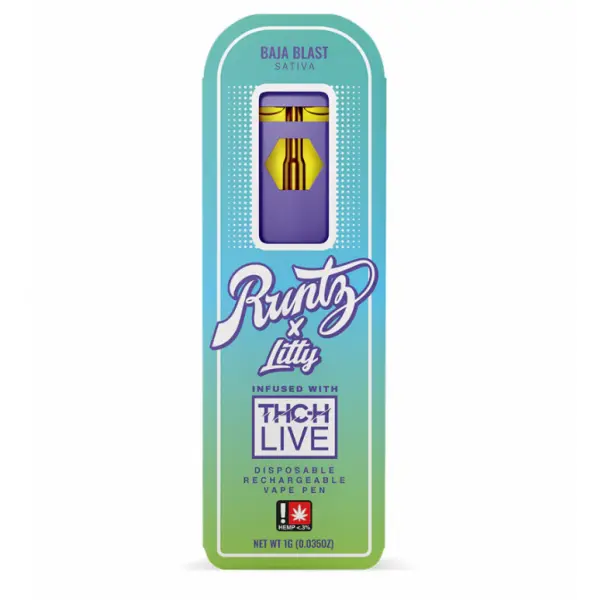 Runtz X Litty THC-H Infused Live Resin Disposable 1g - Vape Wholesale ...