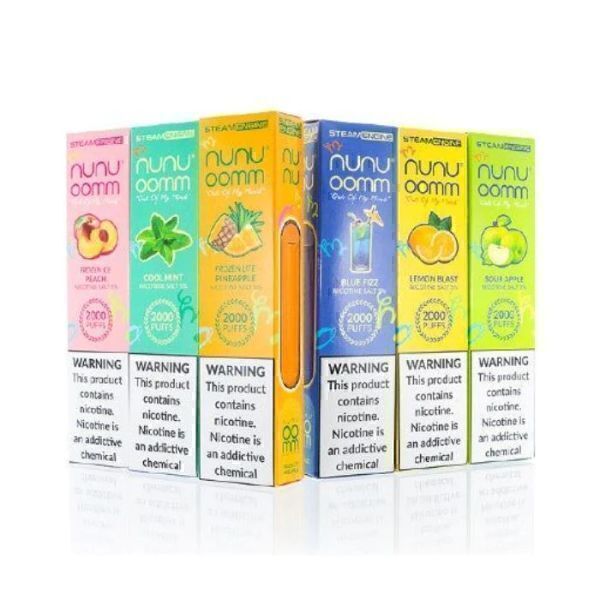 Steam Engine Vape NuNu OOMM 2000 Puffs Disposable 10-Pack - Vape ...
